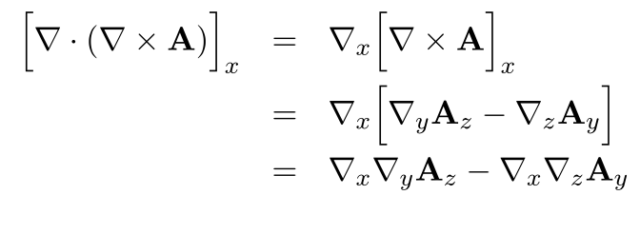 【ベクトル解析】div(rot(A))=0の証明（ベクトル解析） | ばたぱら